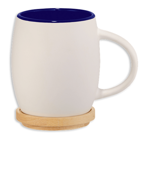 Custom 14 oz. Hearth Ceramic Mug with Lid/Coaster - Design Mugs Online ...