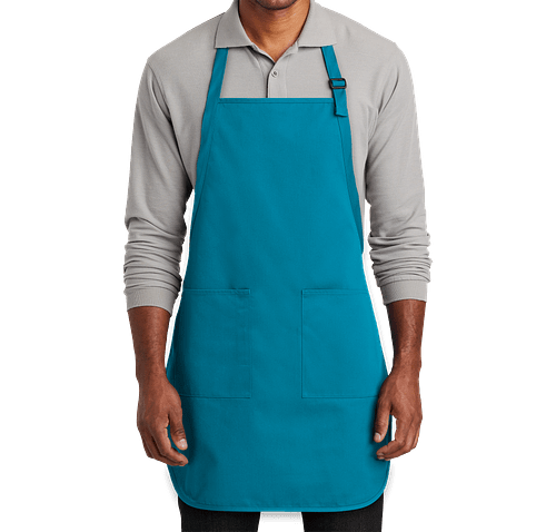 Custom Port Authority Two-Pocket Full Length Apron - Design Aprons ...