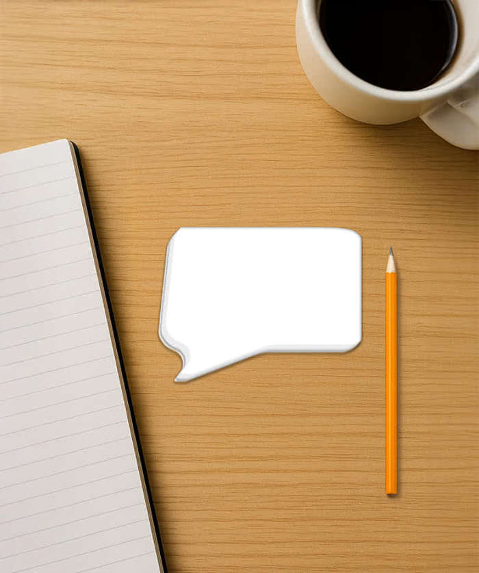 thought bubble post it notes