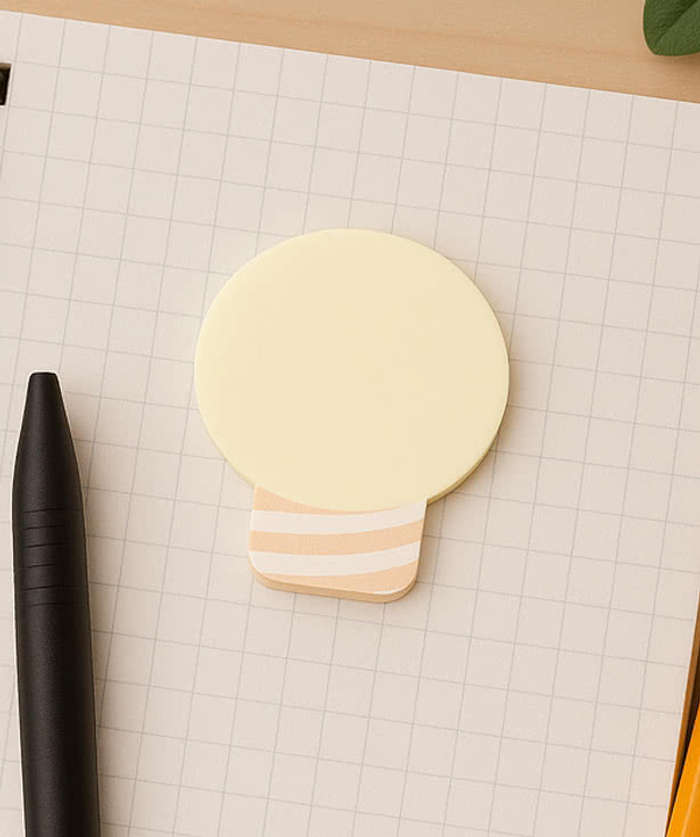 light bulb sticky notes
