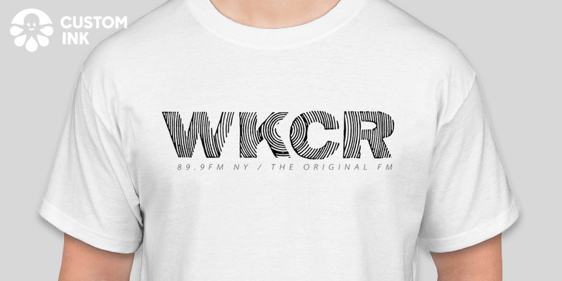 WKCR Groove Shirt Custom Ink Fundraising