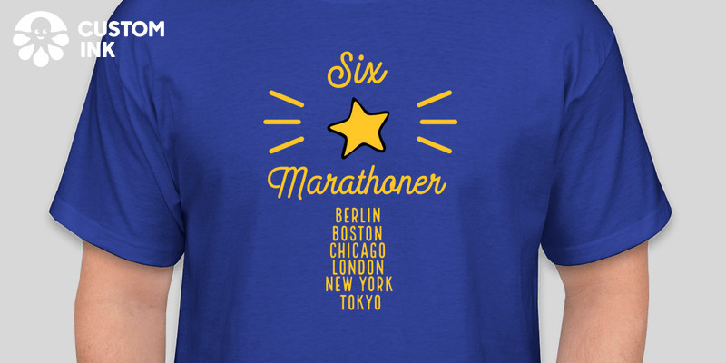 Six Star Marathoner Custom Ink Fundraising