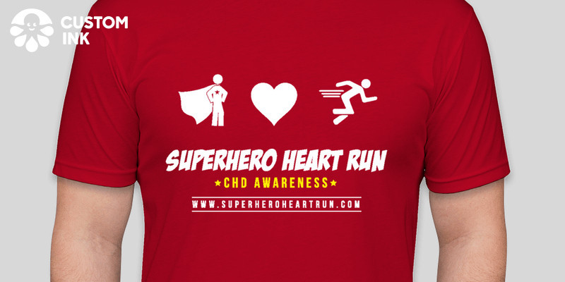 Superhero Heart Run - Des Moines and Kearney (Adult/Youth) Custom Ink ...
