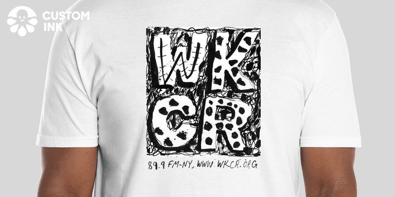 WKCR Logo T-shirt Custom Ink Fundraising