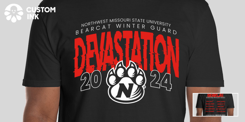 Bearcat Winter Guard 2024 Show Shirt Custom Ink Fundraising