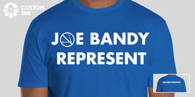 Help Joe Bandy's Road to Recovery Custom Ink Fundraising