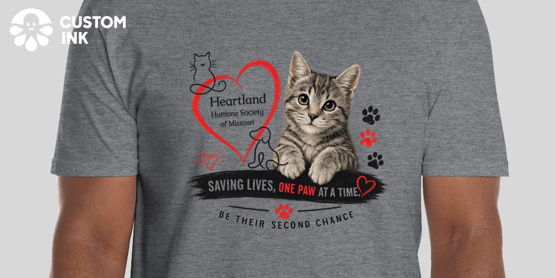 Heartland Humane Society T-shirt fundraiser Custom Ink Fundraising