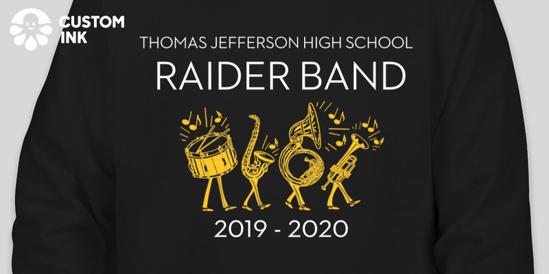 TJHS Raider Band 2019-20 Gear! Custom Ink Fundraising