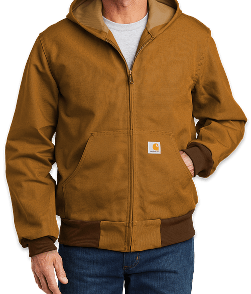 Custom Carhartt Thermal Lined Duck Active Jacket - Design Work Jackets ...