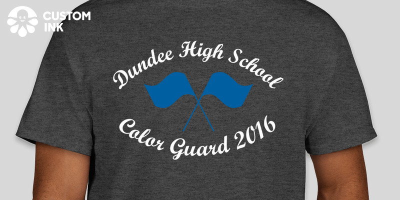 2016 DHS Color Guard Season Shirt Custom Ink Fundraising