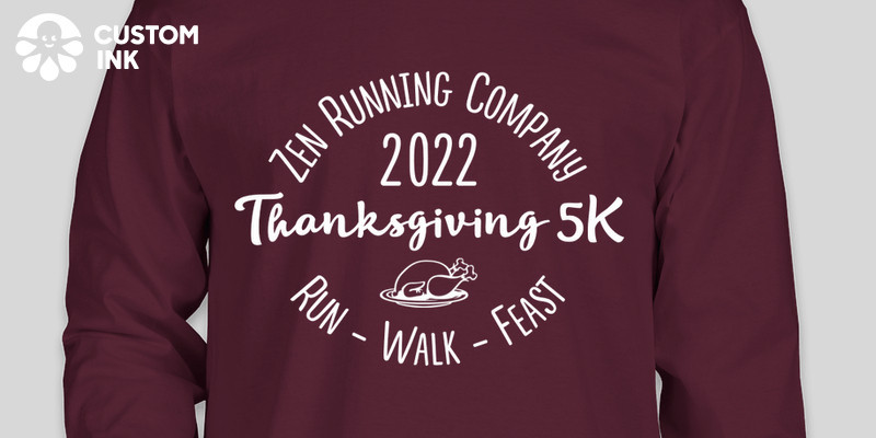 2022 ZRC Annual Thanksgiving 5K Custom Ink Fundraising