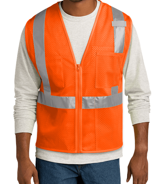 Custom CornerStone Class 2 Mesh Safety Vest - Design Safeties Online at ...